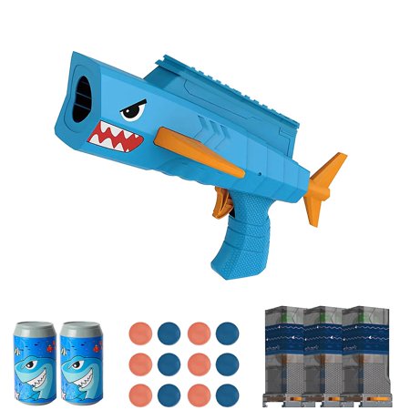 Cartoon Shark Assault Toy Children's Brainstorming Bow Target Sticky ...