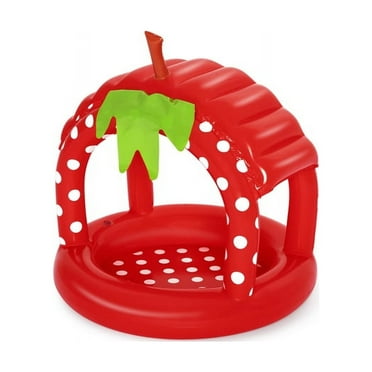 Bluescape Pink Unicorn Shade Inflatable Baby Splash Pool with Canopy ...