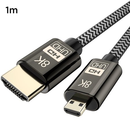 Ultra micro hdmi-compatible adapter 4k HD HDR Adapter Supports 3D 8K ...