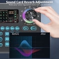 Multi-function Mixer Portable Digital Sound Card BT USB Mixing Console ...