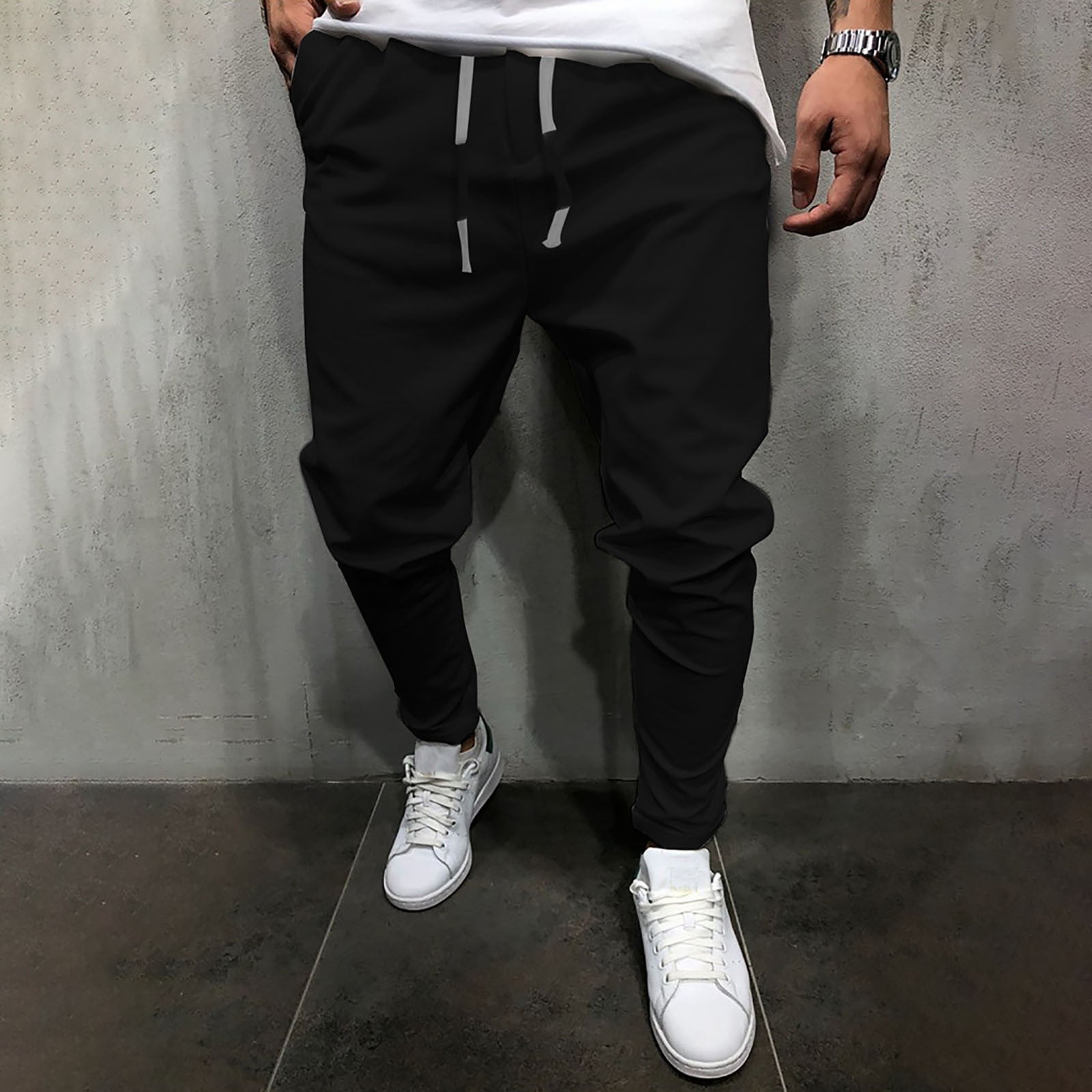 Click here for Aqestyerly Mens Casual Overalls Solid Color Eight... prices