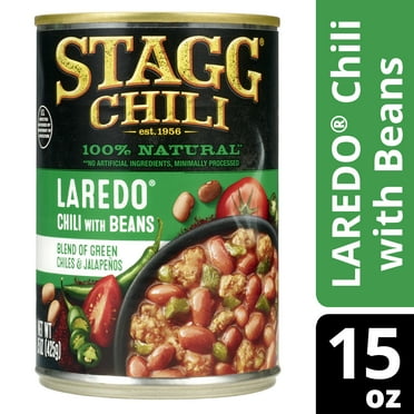 Stagg® Chili Silverado® Beef Chili with Beans 6-15 oz. Can - Walmart.com