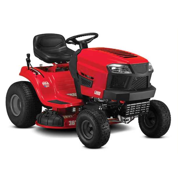 Craftsman T100 36 11.5-HP Manual/Gear 36-in Riding Lawn Mower with ...