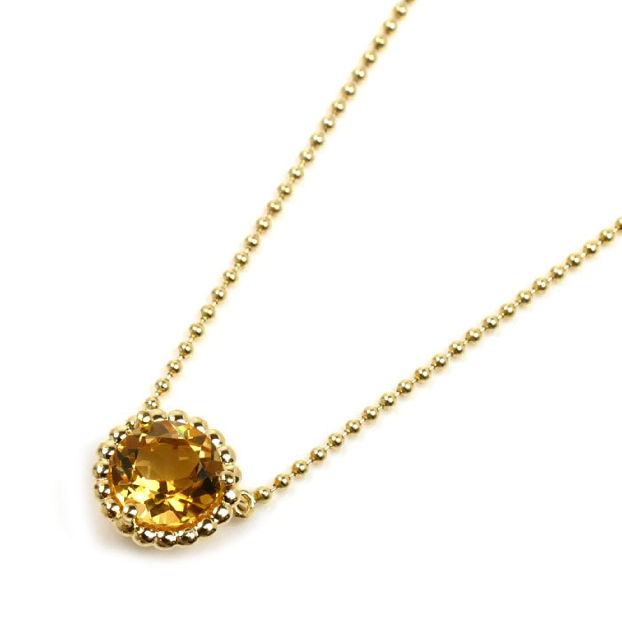 Pre-Owned TIFFANY&Co. Tiffany 18KYG Yellow Gold Necklace Citrine 2.5g ...