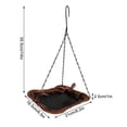 MMJ Bird Feeder Hanging Outdoor Metal Mesh Tray for Garden Yard Wild ...