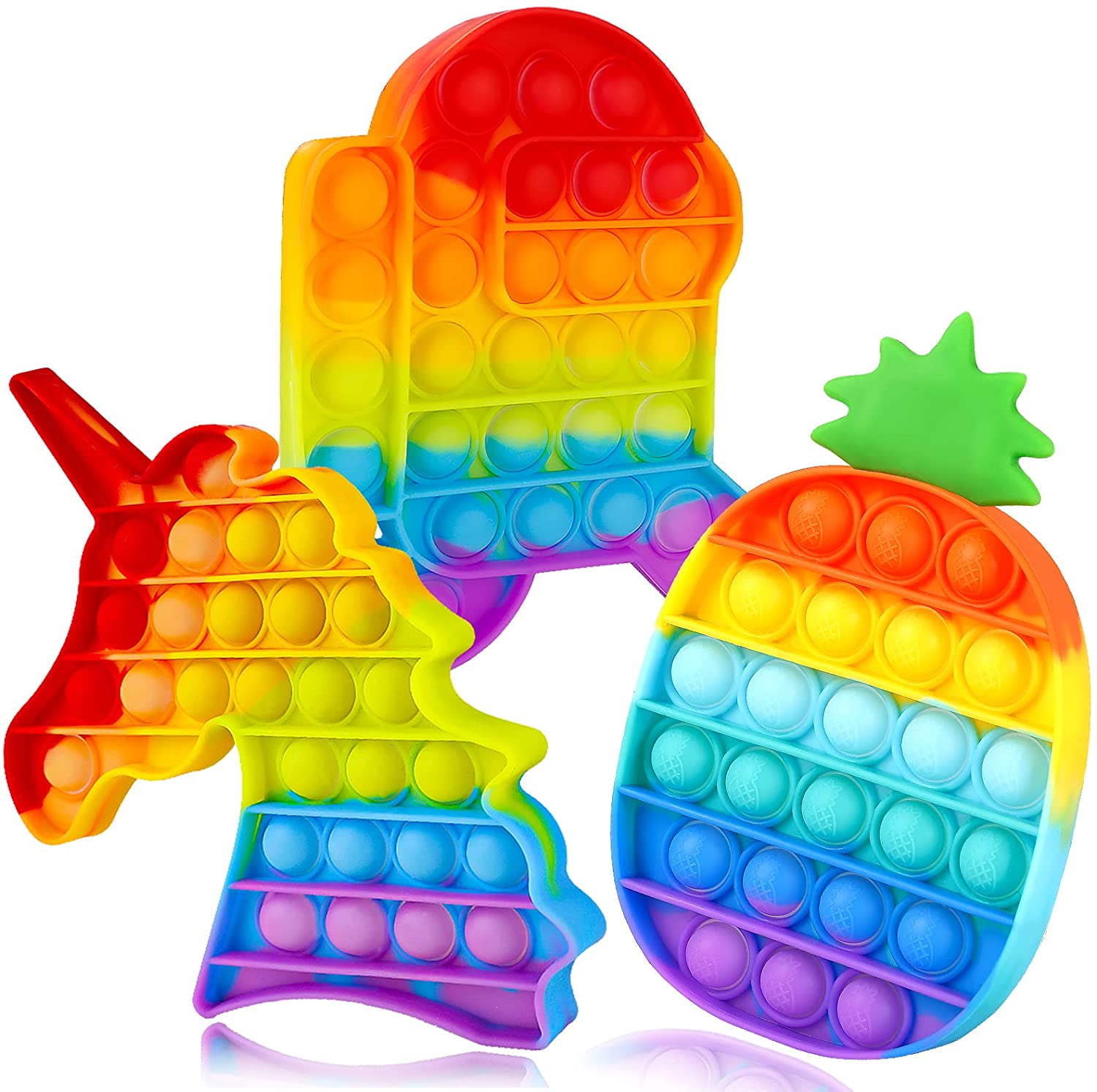 3 Packs Pop Poop Bubble Fidget It , Its Popit Popper Push It’S Popitz ...