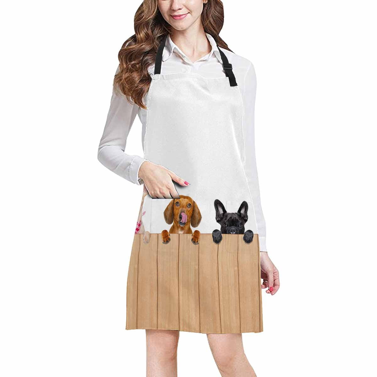 ASHLEIGH Funny Different Puppy Dogs behind a Blank Banner Home Kitchen ...