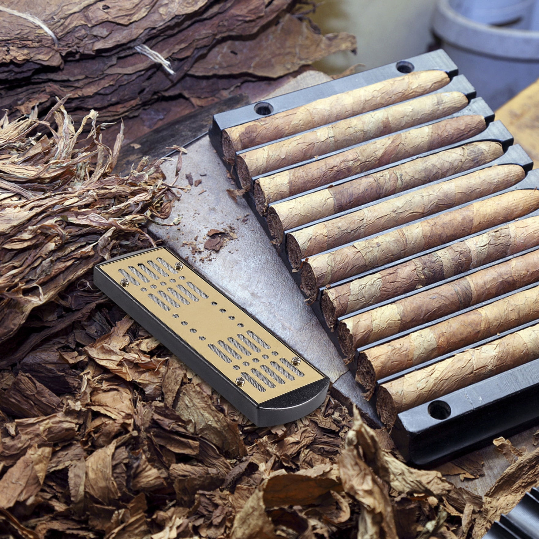 Ringshlar Metal Golden Silver Cigars Humidifier Humidor Humidifier for ...