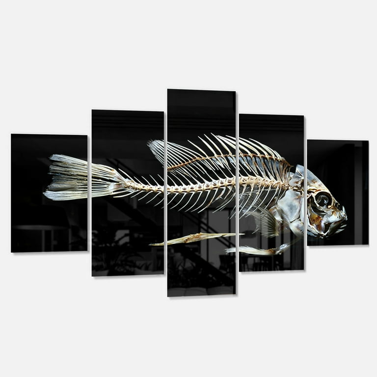 Fish Skeleton Painting