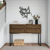 Metal Cutout-Have a Beautiful Day Decorative Wall Sign-3D Word Art Home ...