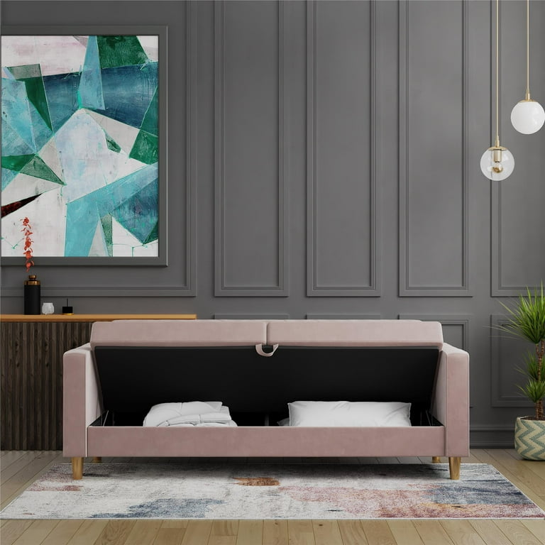 Futon with storage underneath store