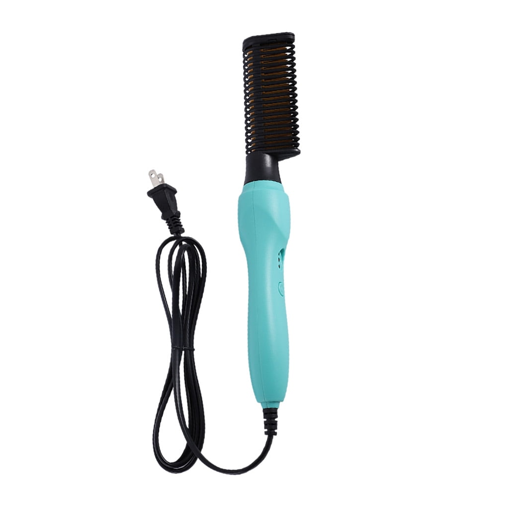 Plancha de peine caliente Seitruly eléctrica para cabello liso y rizado ...