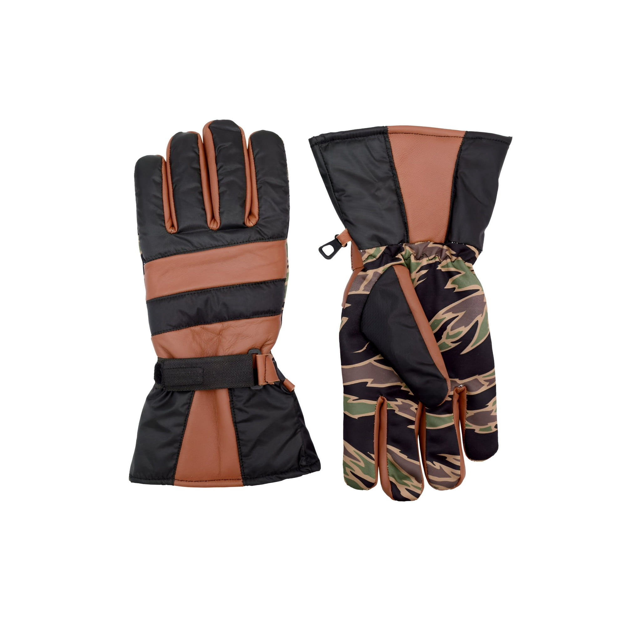Click here for North Gloves Mens Ski Glove- Fabric And Leather  I... prices