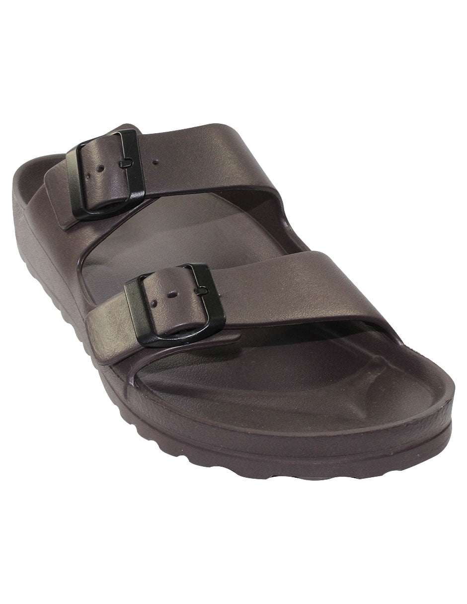 SANDALIAS EVA GREEN HOMBRE CAFE PLASTICO SV054CG LEON SV054CGp ...