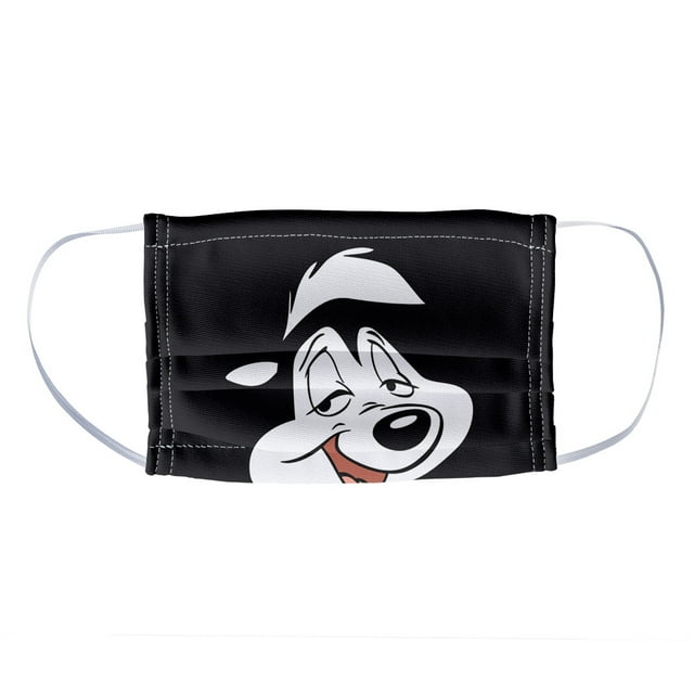 Looney Tunes Pepe Face 1-Ply Reusable Face Mask Covering, Kids ...