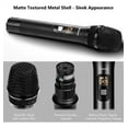Wireless Microphone with Bluetooth, Professional UHF Dual Handheld ...