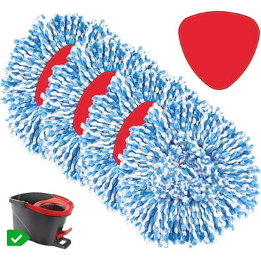 Great Value Self-Wringing Ratchet Microfiber Twist Mop With Removable ...
