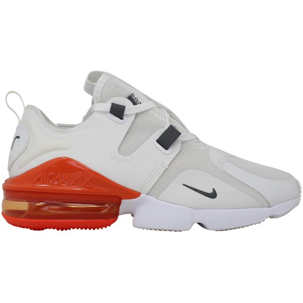 Nike Air Max Infinity White/Iron Grey-Orange BQ3999-100 Men's Size 7.5 ...