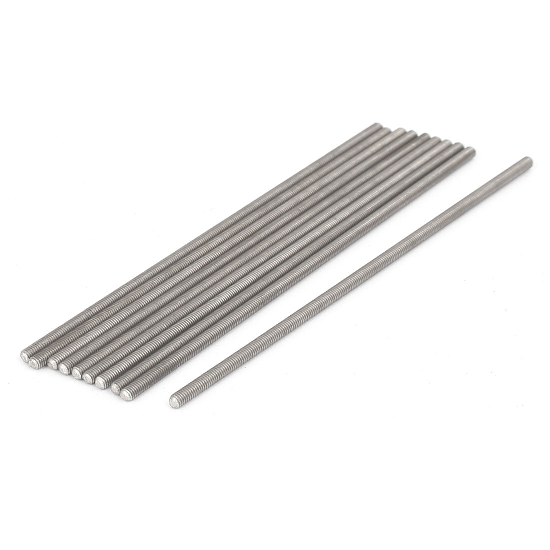 M3 x 110mm 0.5mm Pitch 304 Stainless Steel Fully Threaded Rods Hardware ...