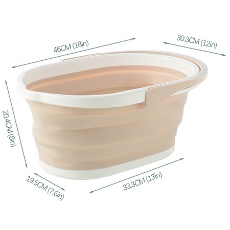 SUNSBELL Folding Bucket Camping Wash camping hand washing bucket Bucket ...