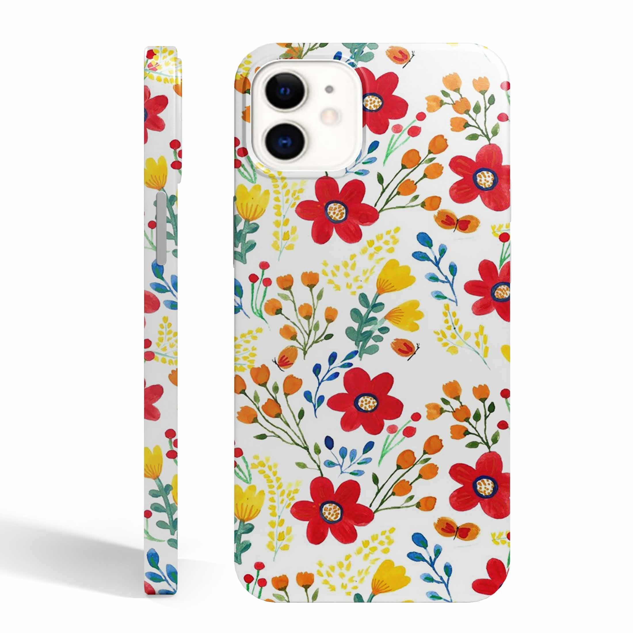 Tobelint Summer Colourful Flowers Case for iPhone 12,Aesthetic ...