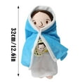 Sumllary Stuffed Doll Catholic Easter Toy God Toy Mary Silicone Dolls ...