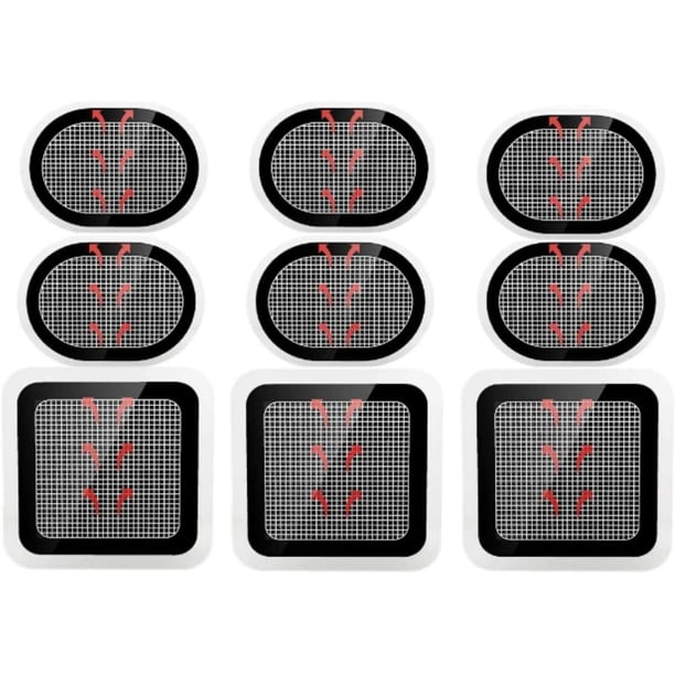 9 Pieces Belt Electrode, Replacement Electrode Pads for Abdominal ...