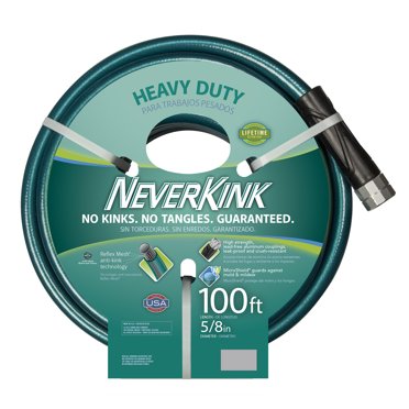 Teknor Apex Neverkink 5/8 In. Dia. x 100 Ft. L. Extra Heavy-Duty Garden Hose - Walmart.com