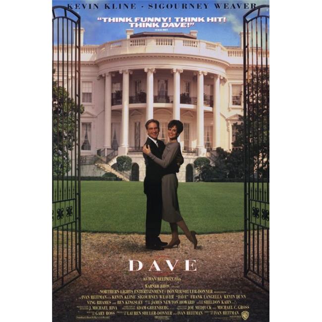 Posterazzi MOVGF1321 Dave Movie Poster - 27 x 40 in. - Walmart.com