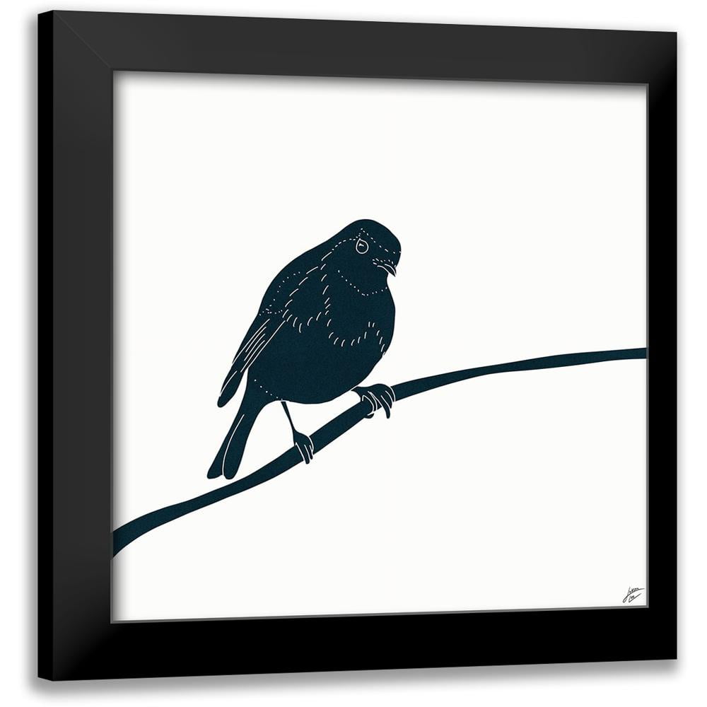 Lee, Judson 20x20 Black Modern Framed Museum Art Print Titled - Indigo ...