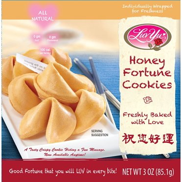 La Choy Low-Fat Fortune Cookies, Individually Wrapped, 3 Ounce ...