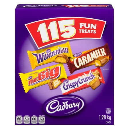 Cadbury, Assorted Chocolatey Candy Bars, Caramilk, Mr. Big, Crispy ...