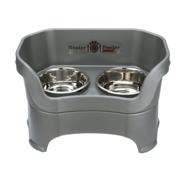 Neater Pets Neater Feeder Deluxe Mess-Proof Elevated Food & Water Bowls ...