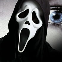 Single Horror Ghost Adult Mask - Scary Scream Mask for Costume Party ...