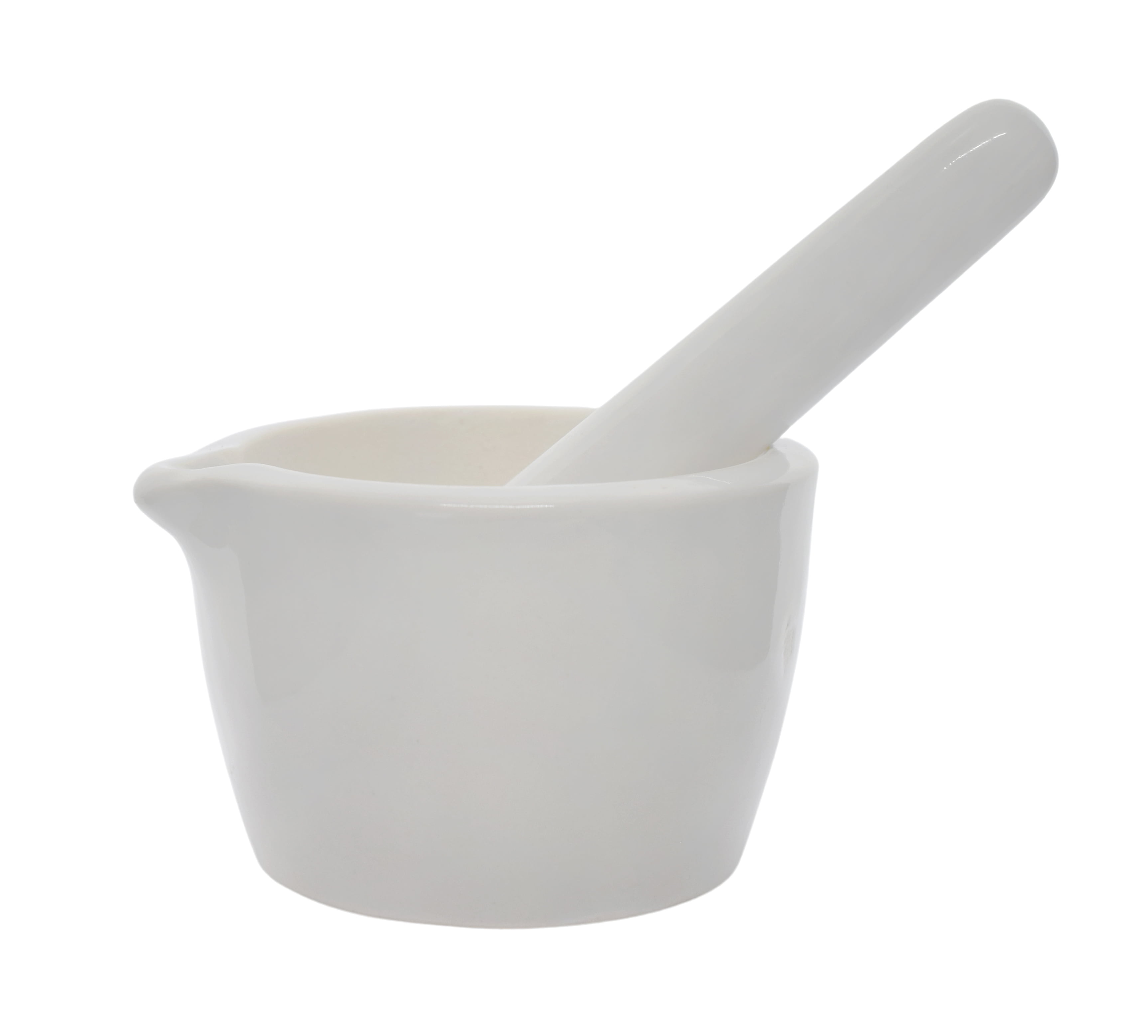 Porcelain Mortar & Pestle Set, 1.7oz (50ml) - Heavy Duty - Unglazed ...