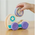 Melissa & Doug GO Tots Wooden Blue Star Car & Disk - FSC-Certified ...