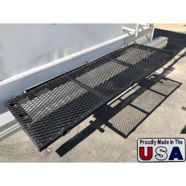 RV Bumper Storage Rack Heavy Duty Steel with Rugged Truck Bed Finish 60 ...