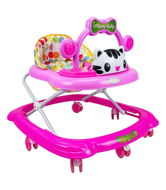 Andadera para Bebés The Baby Shop con llantas de gel y juguetero Rosa ...