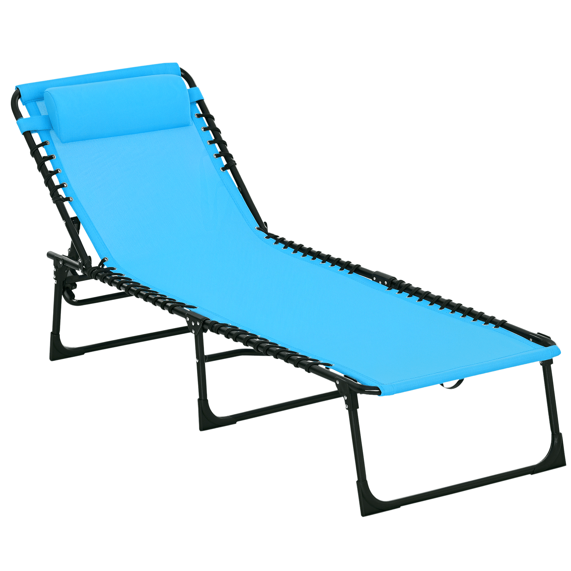 Click here for Outsunny Outdoor Folding Lounge Chair  4-Level Adj... prices