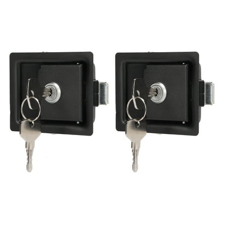 Aramox Embedded Panel Lock For Trailers, 2Pcs RV Handle Latch Carbon ...