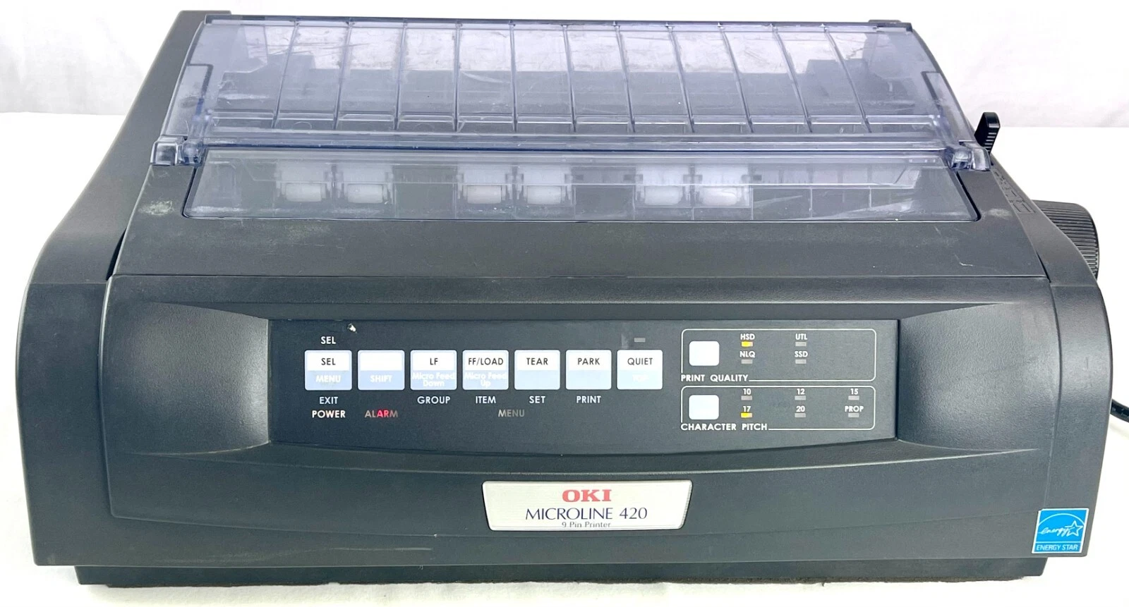 Restored OKI Microline 420 Parallel 9-Pin Dot Matrix Printer High-Speed ...
