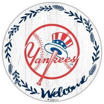 New York Yankees 12'' x 12'' Baseball Sign - Walmart.com