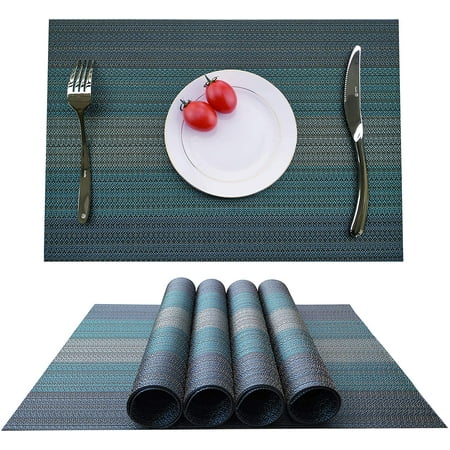 Place Mats (Set Of 4), Non-Slip, Washable Placemats, Pvc Scratch ...