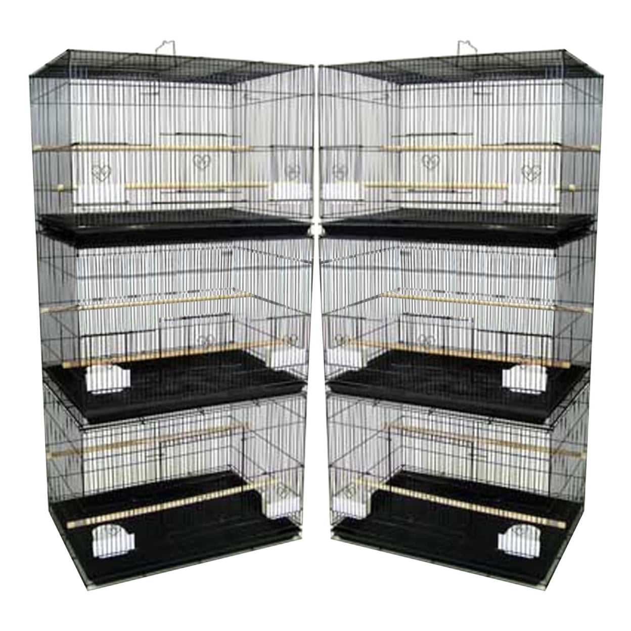 Ymlgroup Lot of 6 Small Breeding Cages, Black - Walmart.com
