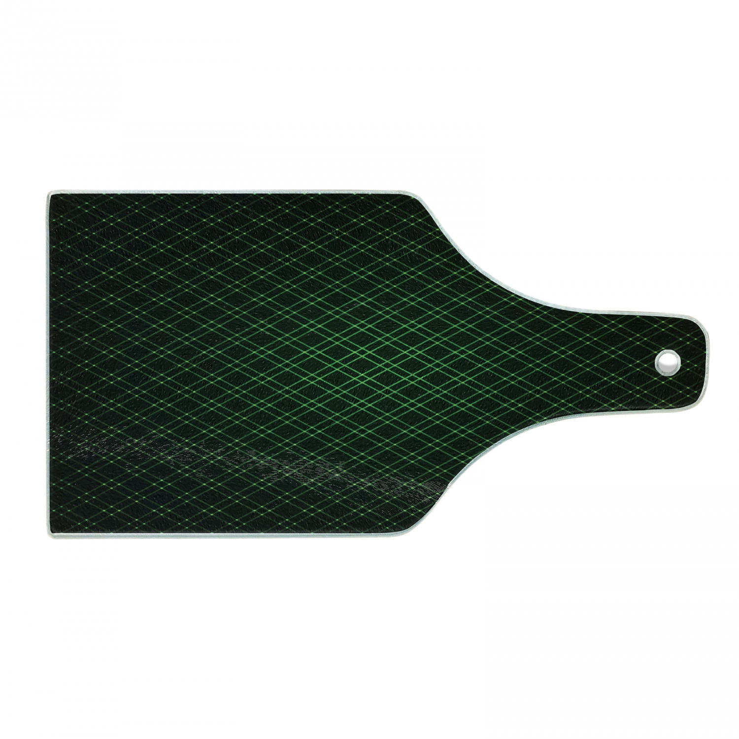 Forest Green Cutting Board, Abstract Geometric Shape on Dark Background ...