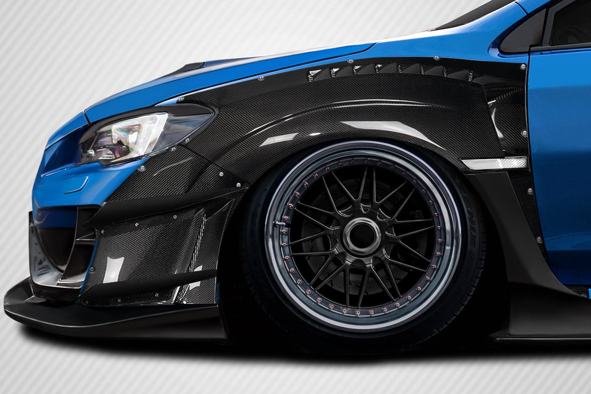 2015-2021 Subaru WRX STI Carbon Creations VRS Wide Body Front Fenders ...
