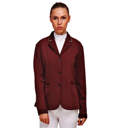 George H Morris - George H Morris GHM Ladies Champion Show Coat M Wine ...