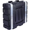 Crossrock Stackable 3U Rack Case, Standard 19.25” Depth, Polyethylene ...