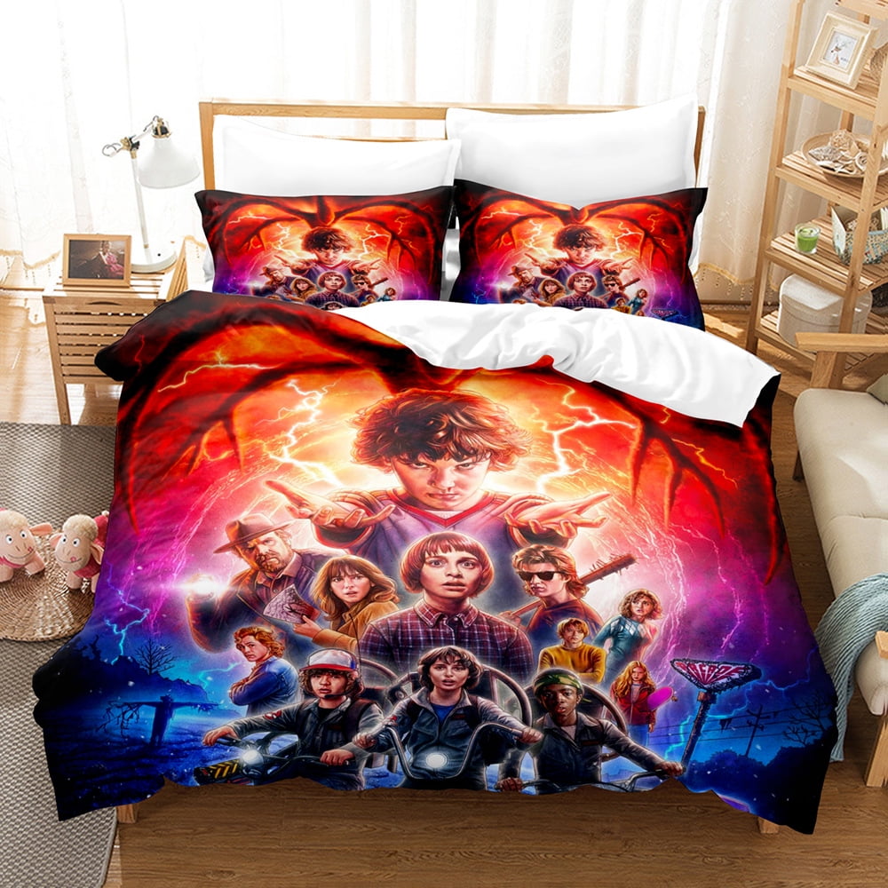 Click here for Strange Story Bedding Three-Piece Set  3d Print  S... prices