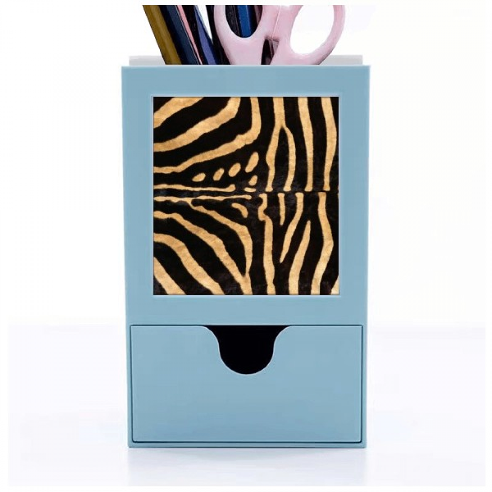 Pinto Feather Design Desk Supplies Organizer Pen Holder Card - Walmart.com